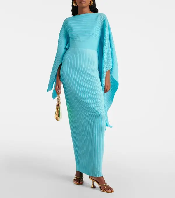 Solace London Adami Maxi Dress - Blue