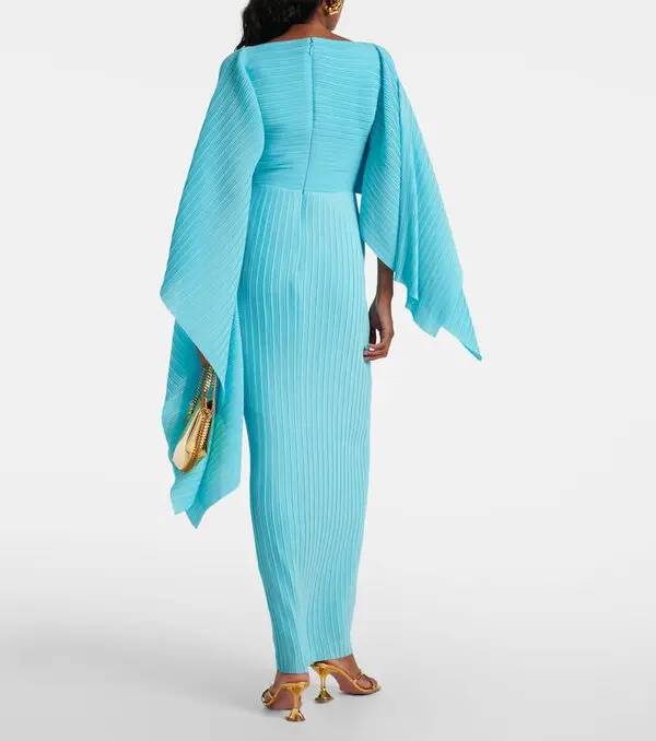 Solace London Adami Maxi Dress - Blue