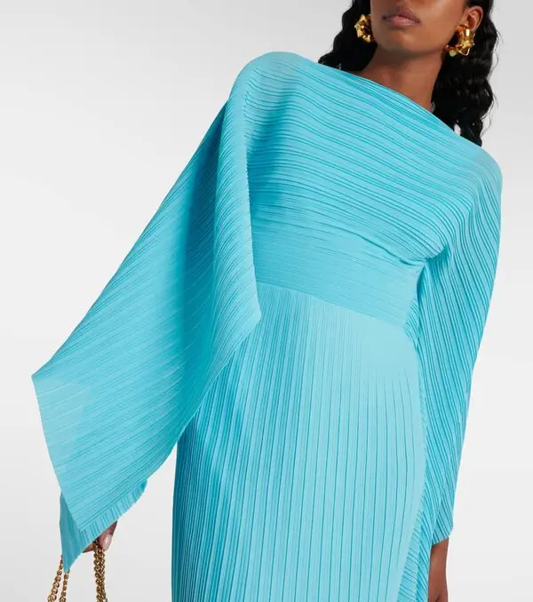 Solace London Adami Maxi Dress - Blue