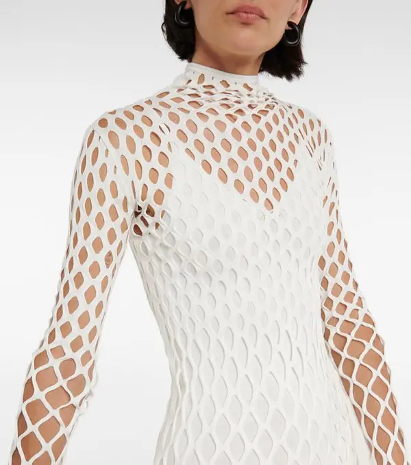 DION LEE Fishnet Minidress
