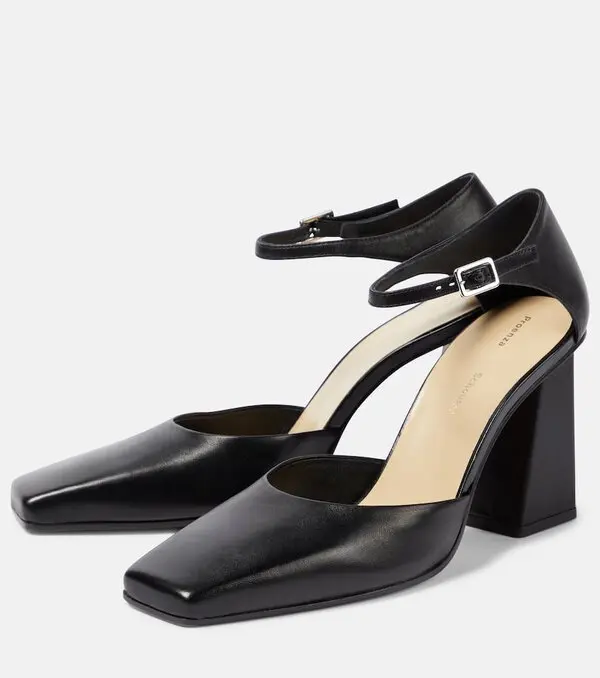 Proenza Schouler Quad Leather Pumps