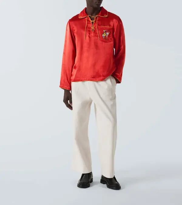 BODE Bronco Embroidered Shirt