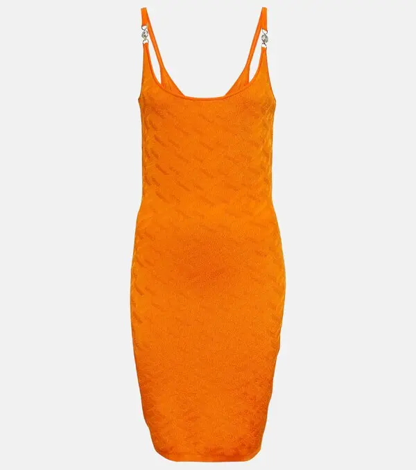 Versace Medusa '95 La Greca Jacquard Minidress