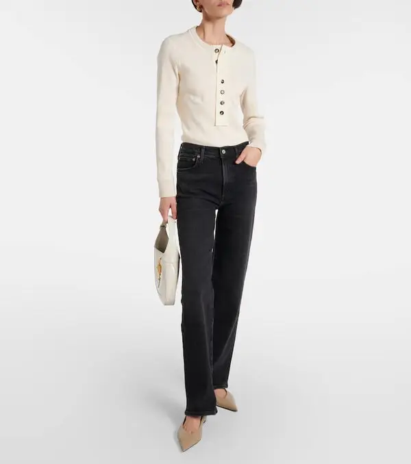 AGOLDE Harper Mid-rise Straight Leg Jeans