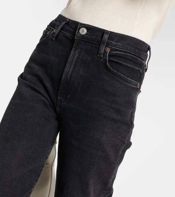 AGOLDE Harper Mid-rise Straight Leg Jeans