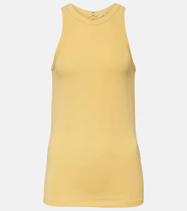 TOTEME Jersey Tank Top - Yellow