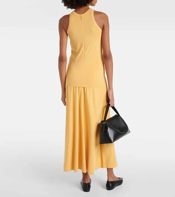 TOTEME Jersey Tank Top - Yellow
