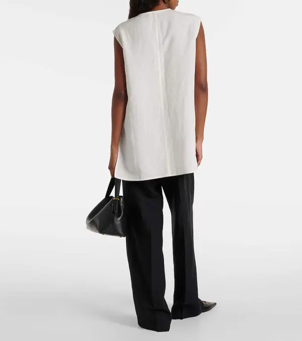 TOTEME Lyocell And Linen Top