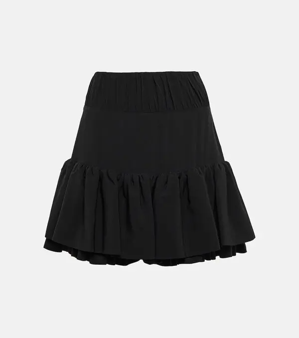 Rabanne Ruffled High-rise Miniskirt