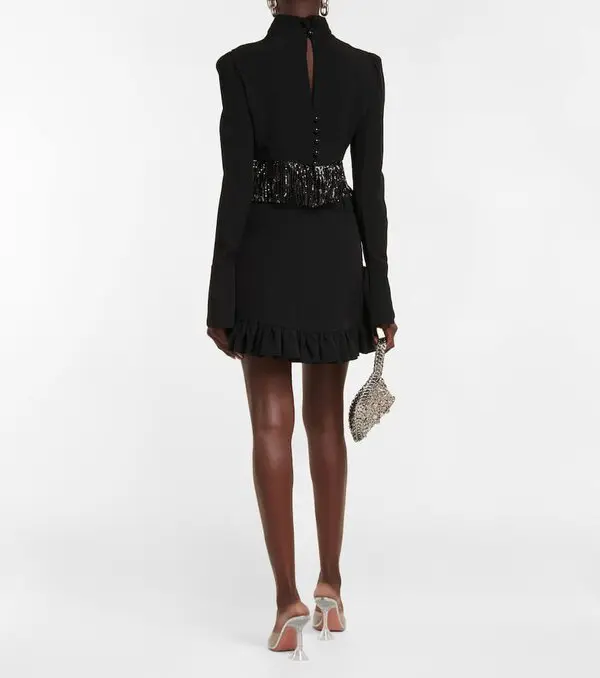 Rabanne Ruffled High-rise Miniskirt