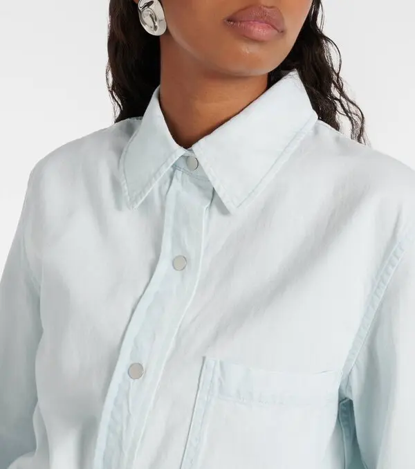 Vince Cotton Twill Overshirt