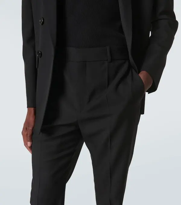 Saint Laurent High-rise Straight Pants