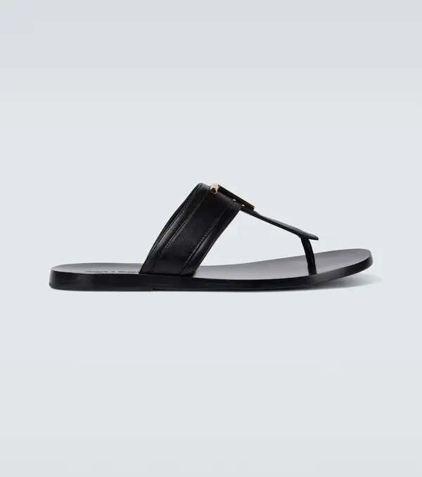 TOM FORD Leather Thong Sandals