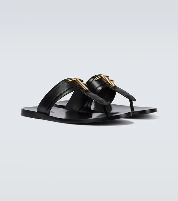 TOM FORD Leather Thong Sandals