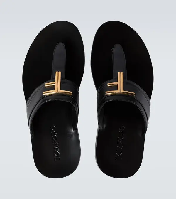 TOM FORD Leather Thong Sandals