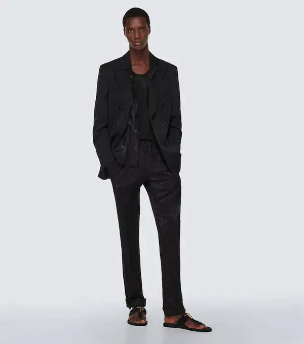 TOM FORD Leather Thong Sandals
