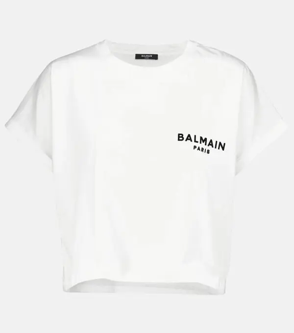 Balmain Logo T-shirt - White