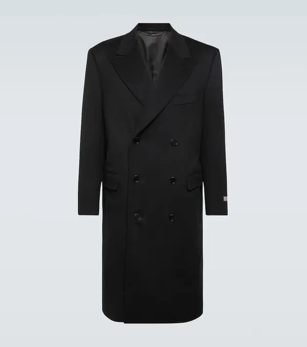 Canali Wool And Cashmere Overcoat
