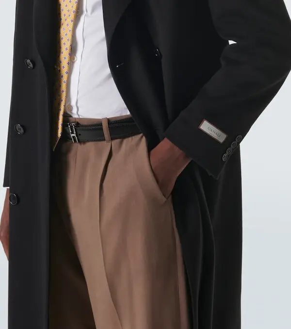 Canali Wool And Cashmere Overcoat