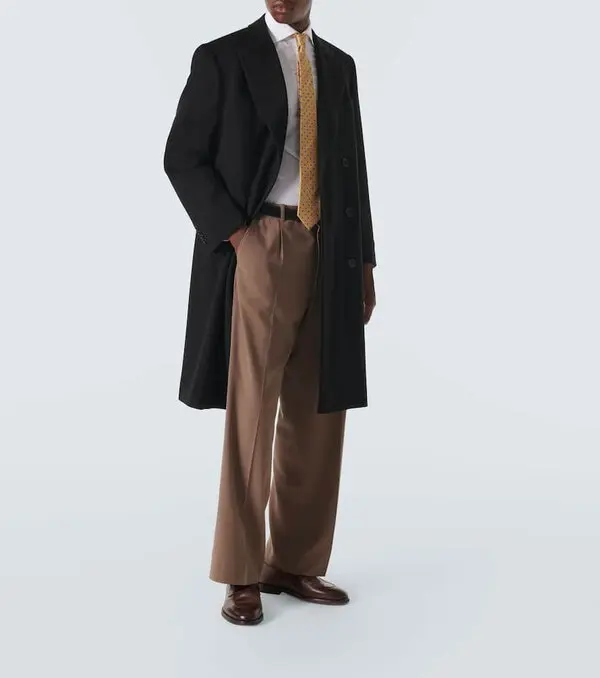 Canali Wool And Cashmere Overcoat