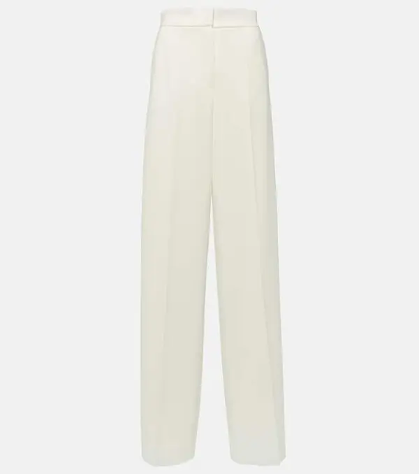 Max Mara Ercole Straight Leg Pants - White