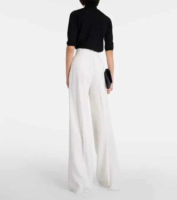 Max Mara Ercole Straight Leg Pants - White