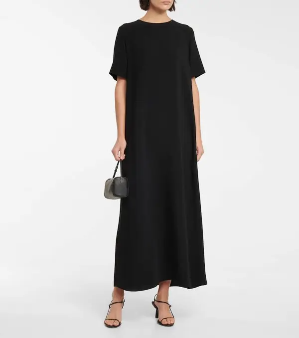 THE ROW Robi Cady Maxi Dress - Black