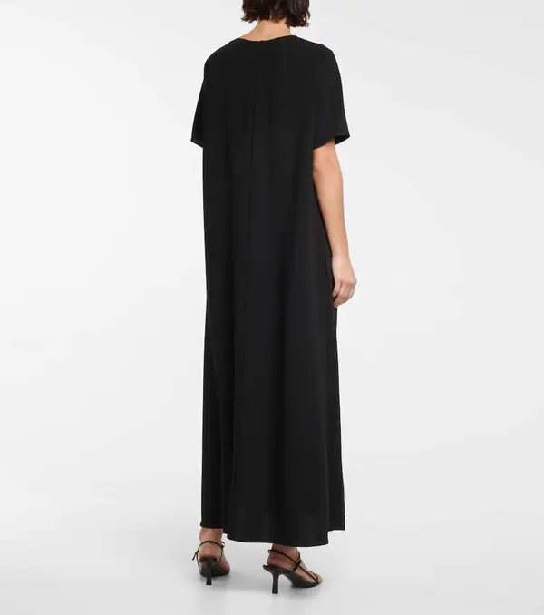 THE ROW Robi Cady Maxi Dress - Black
