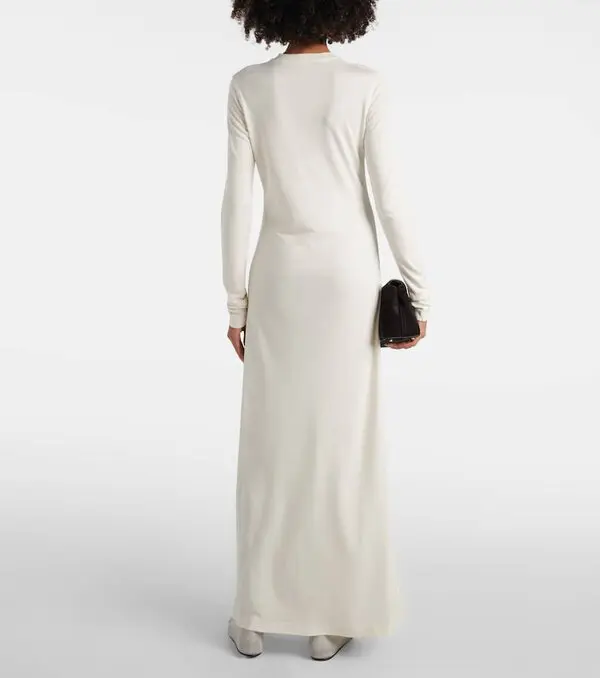 TOTEME Jersey Maxi Dress - White