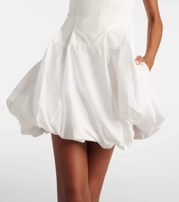 Simkhai Juni Cotton-blend Poplin Minidress - White