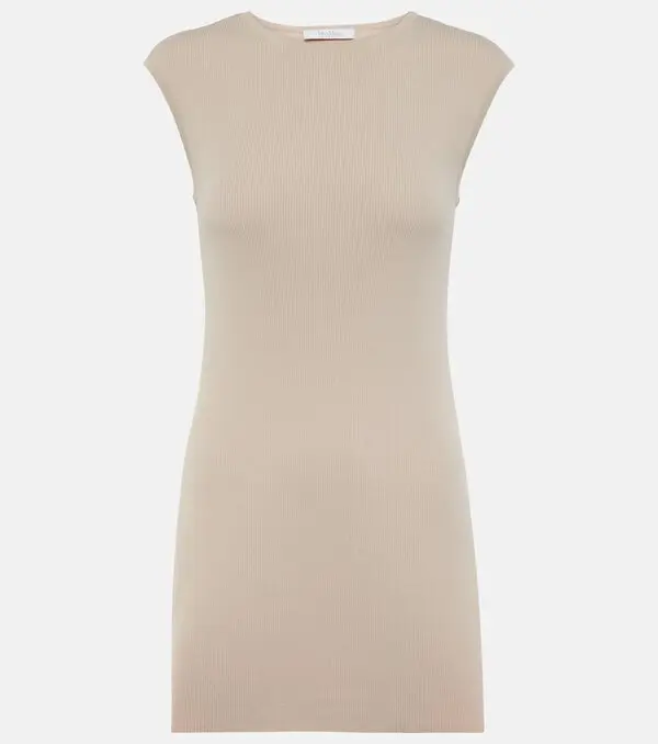 Max Mara Soldino Ribbed-knit Top