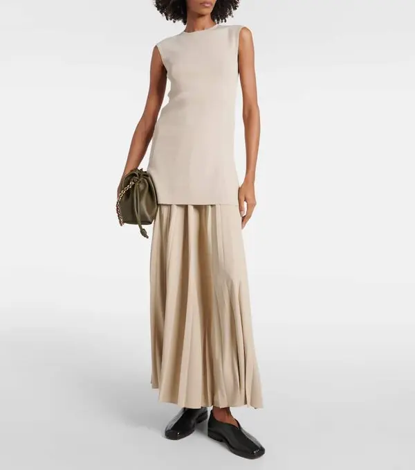 Max Mara Soldino Ribbed-knit Top