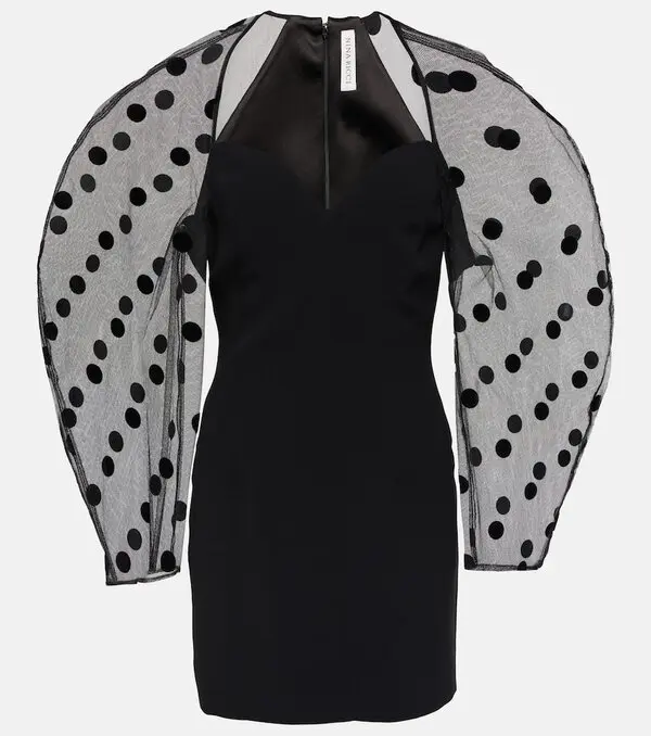 Nina Ricci Tulle Minidress - Black