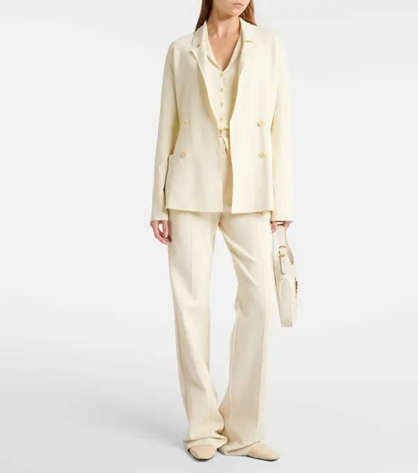 JOSEPH Milano Mid-rise Straight Leg Trousers