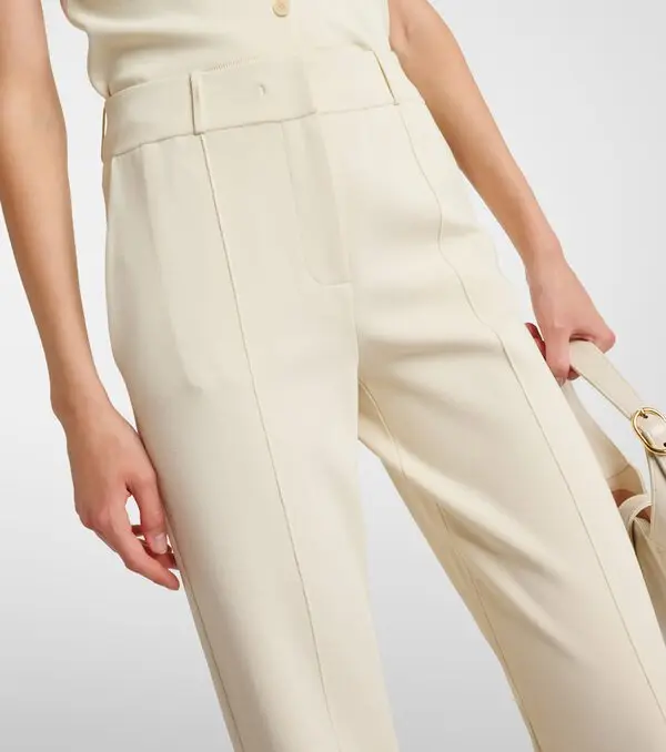 JOSEPH Milano Mid-rise Straight Leg Trousers
