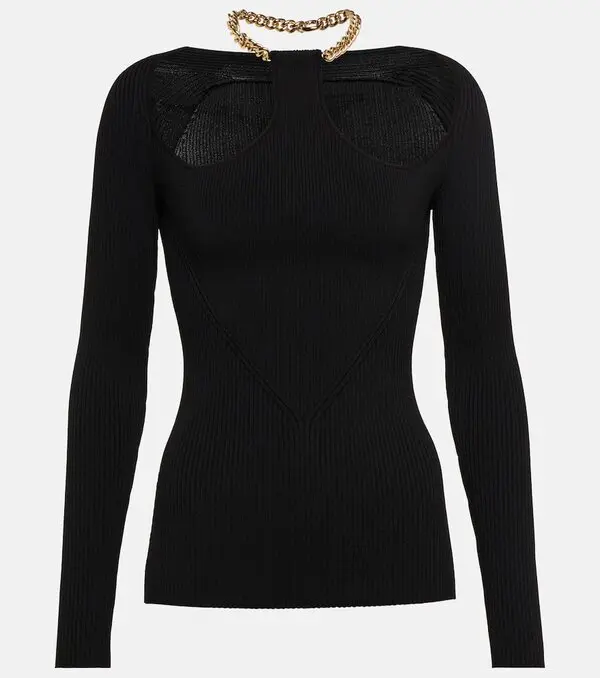 Proenza Schouler Chain-trimmed Cutout Top