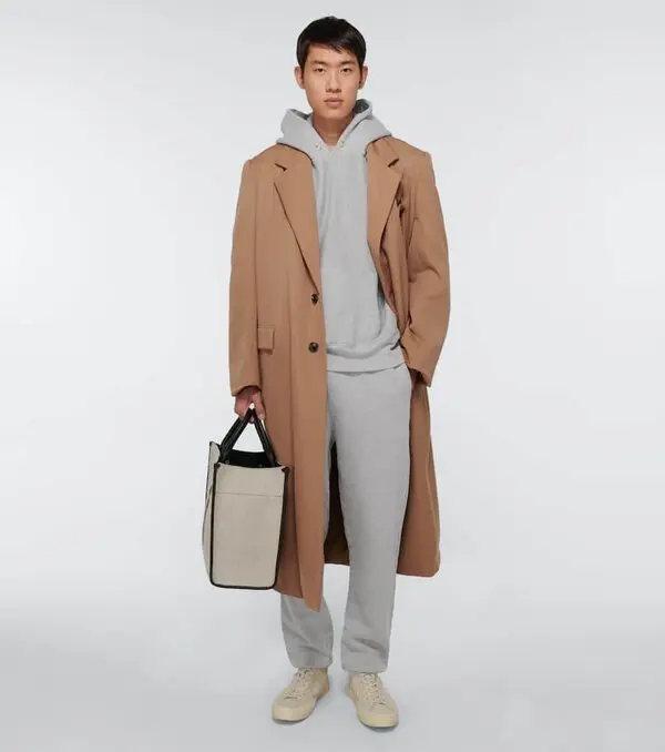 LES TIEN Cotton Hooded Sweatshirt
