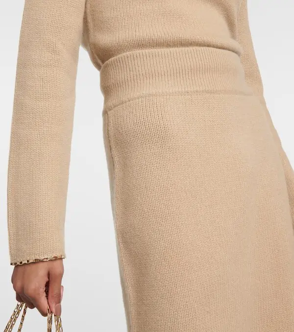TOTEME Wool And Cashmere-blend Midi Skirt