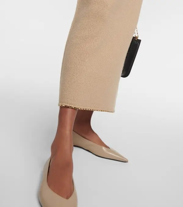 TOTEME Wool And Cashmere-blend Midi Skirt