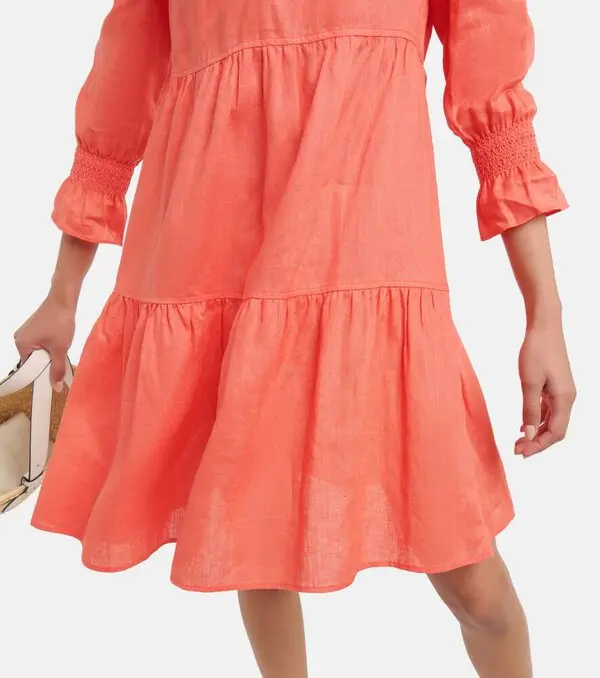 Heidi Klein Moroccan Sands Linen Mini Dress
