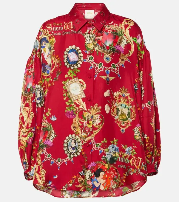 Camilla Printed Silk Shirt