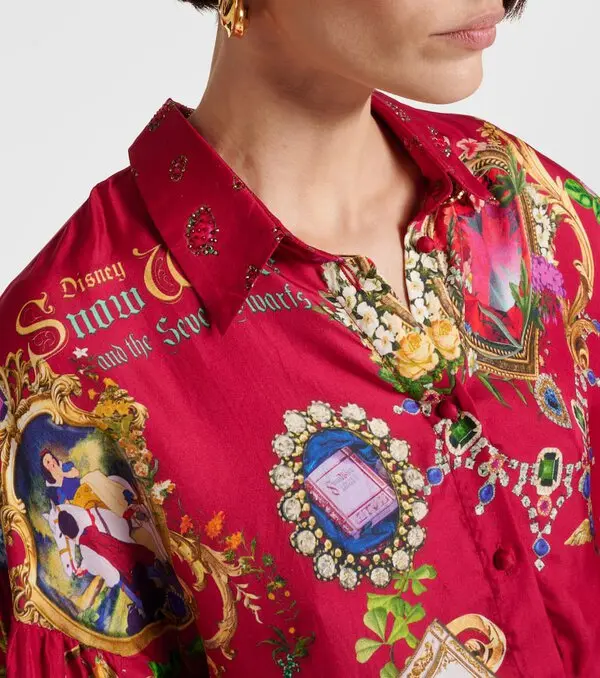 Camilla Printed Silk Shirt