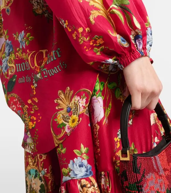 Camilla Printed Silk Shirt