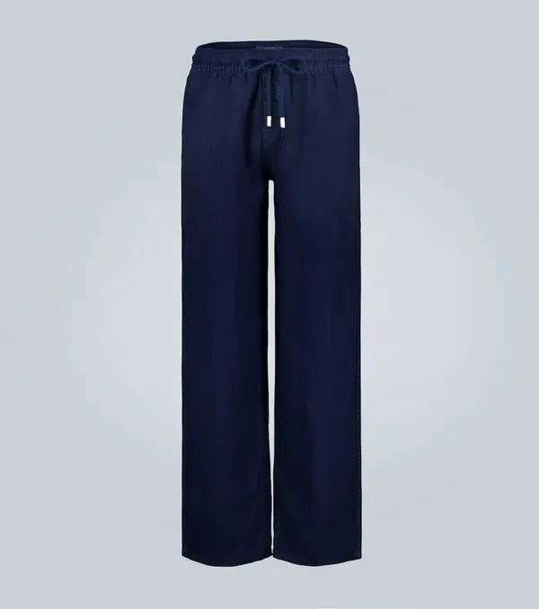 Vilebrequin Pacha Linen Pants - Blue
