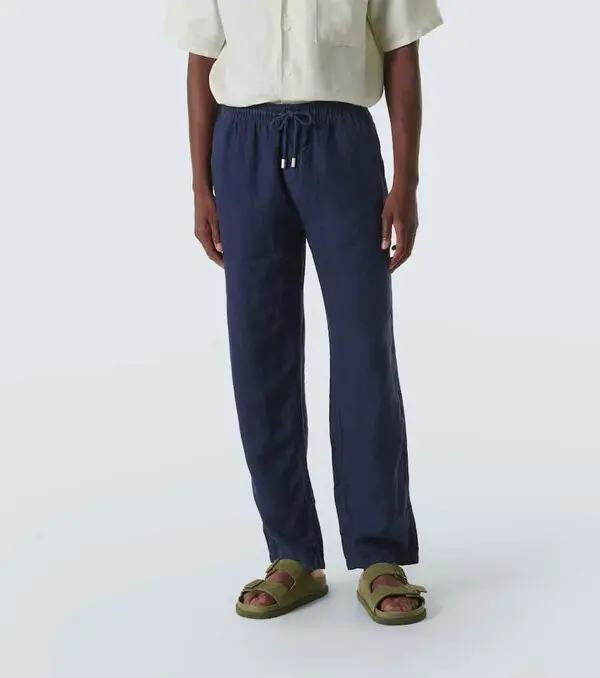 Vilebrequin Pacha Linen Pants - Blue
