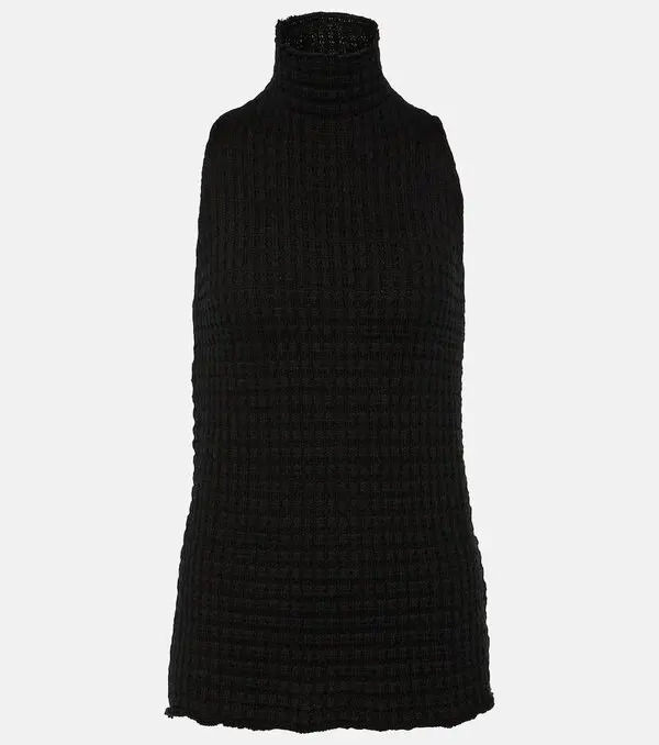 JIL SANDER Frayed Cotton Top
