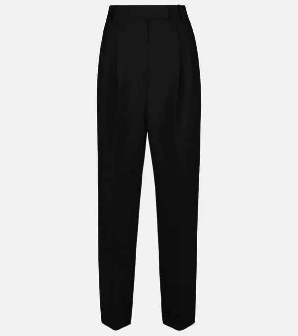 THE FRANKIE SHOP Bea Twill High-rise Trousers