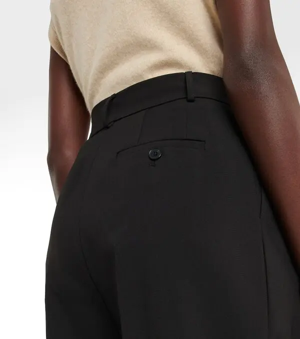 THE FRANKIE SHOP Bea Twill High-rise Trousers