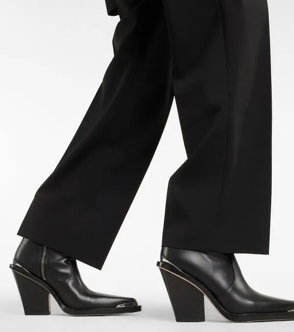 THE FRANKIE SHOP Bea Twill High-rise Trousers