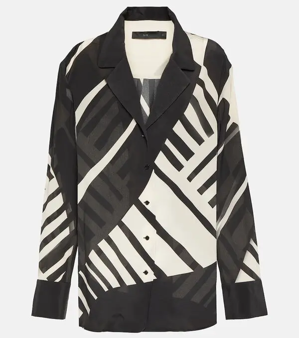 SIR. Printed Silk Shirt